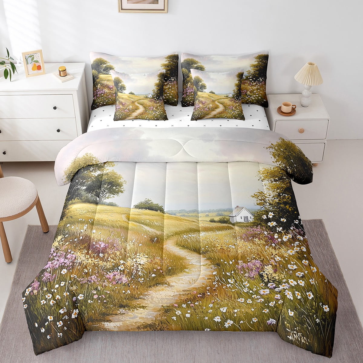 Click here for Yst Full Rustic Farmhouse Comforter Sets 7-Piece w... prices