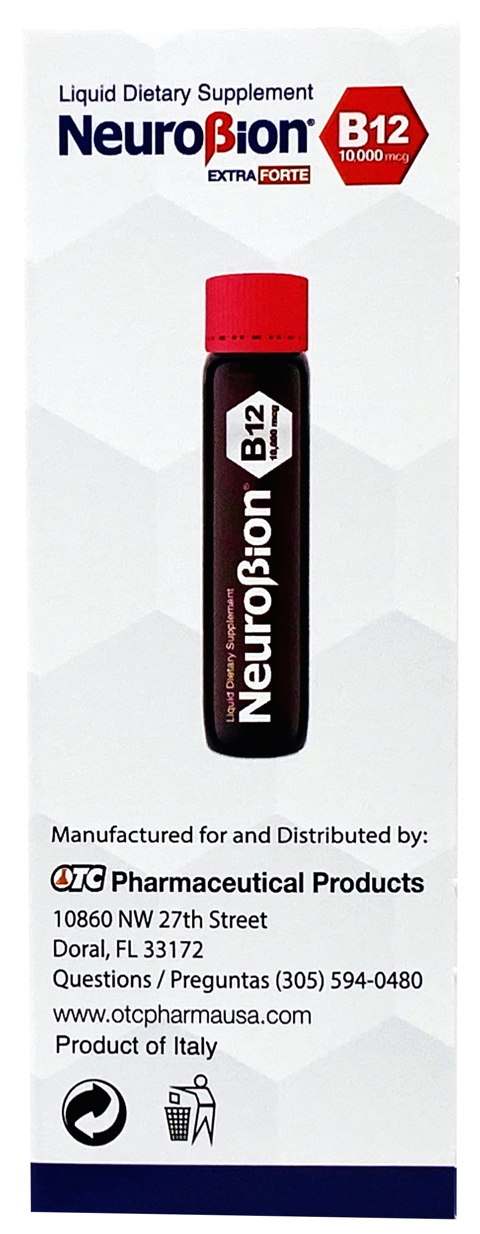 Buy Neurobion Extra Forte B12 10,000 mcg Vials - Extreme Powerful B12 ...