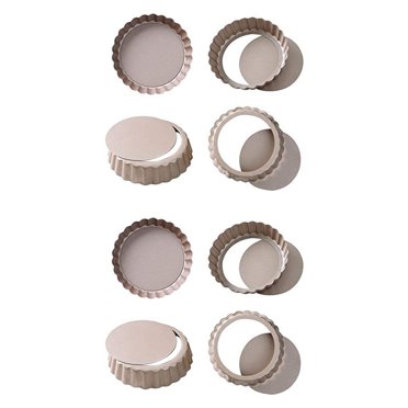MT Products 50-Piece Disposable Aluminum Foil Crab Shell Mini Pie Pans ...