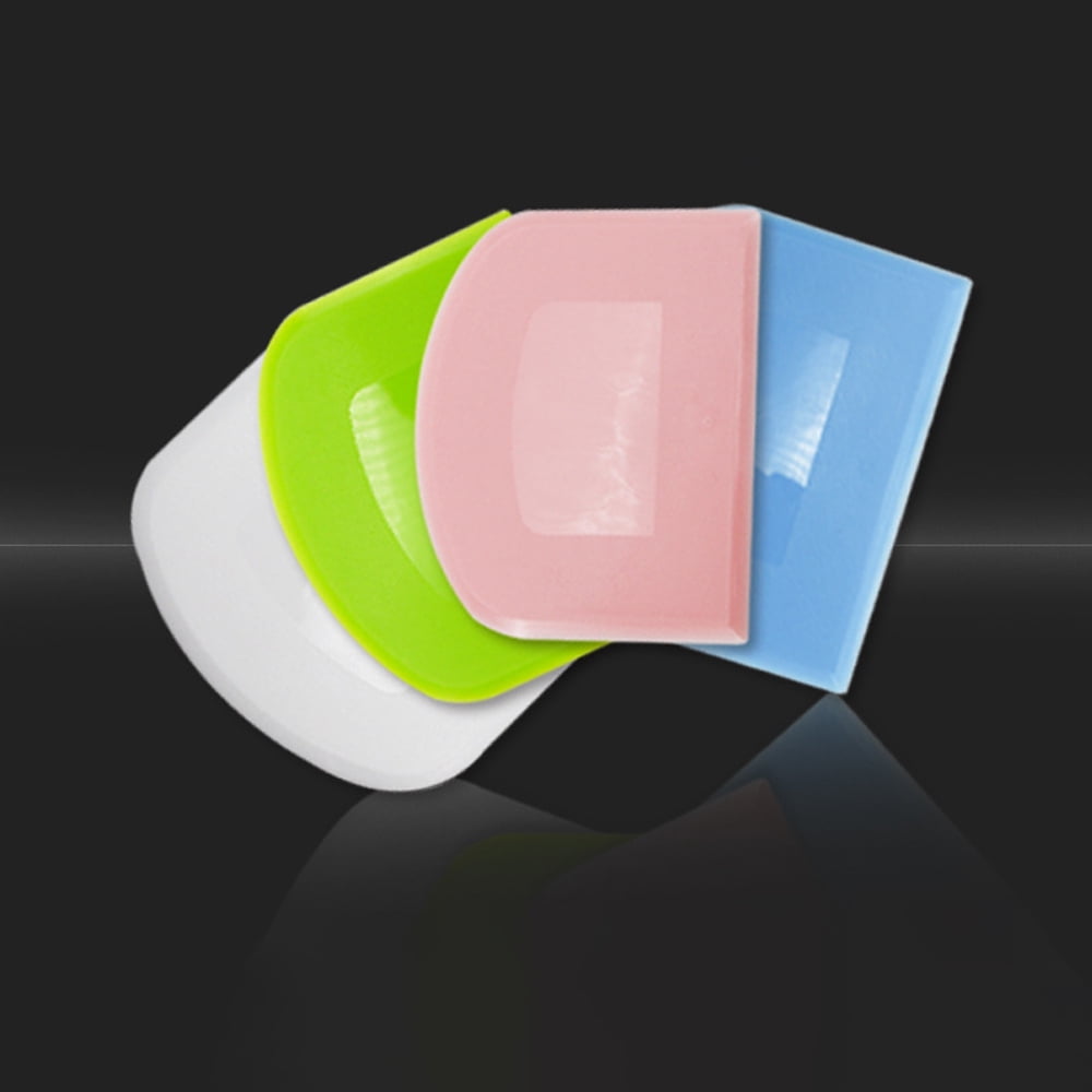 Nylon Pan Scraper Set of 4, My Favorite Colored Scraper Size 3" x 3" x ...