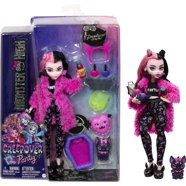 Monster High Doll and Fashion Set, Draculaura with Dress-Up Locker ...