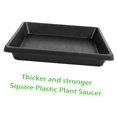 ANYWAY.GO 8 Inch Square Plant Saucer 4 Pack, Fits 6 10 12 14 16 18 20 ...