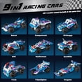 Technic 9 in 1 Pull-Back Car Building Set - Off-Road Race Vehicle ...