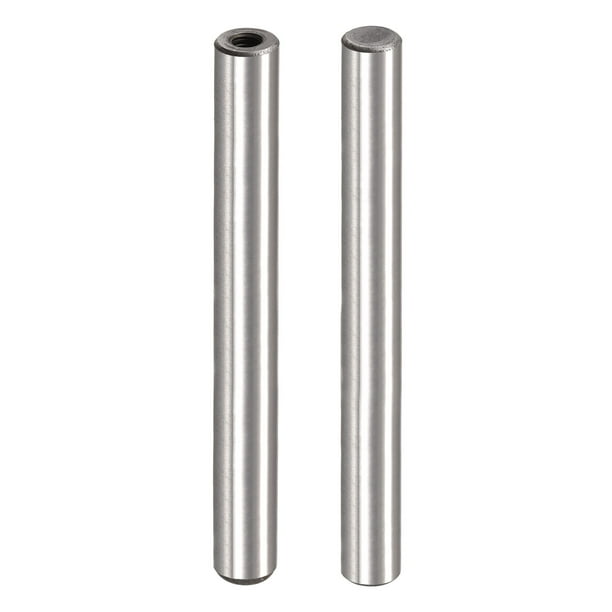 M6 Internal Thread Dowel Pin 2 Pack 12x120mm Chamfering Flat Carbon ...