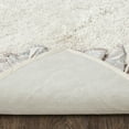 VHC Brands Kaila Farmhouse 27"x48" Bathmat Creme Ruched Ruffle Cotton ...