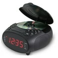 GPX CD AM/FM Dual Alarm Clock Radio with 1.2 Inch Display and Snooze ...