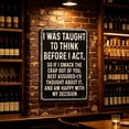 Beforeyayn Funny Metal Tin Sign, Sarcastic Wall Decor for Man Cave ...