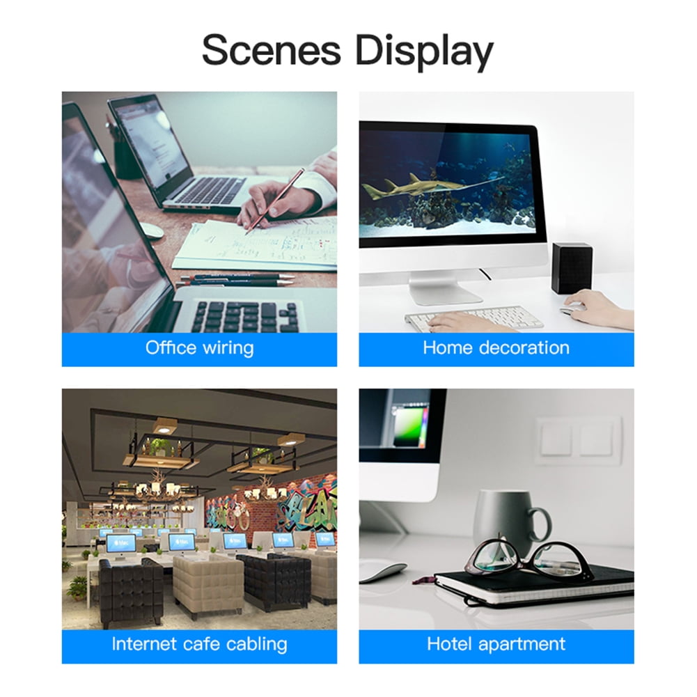 Convertidor RJ45 Macho a Hembra Adaptador de Extensión 90 Grados ...