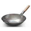 Craft Wok 12 inch Flat Bottom Hand Hammered Carbon Steel Wok / 731W316 ...