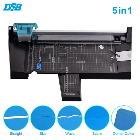 DSB 5 in 1 Paper Trimmer Multi-Functional A4 Paper Photo Cutter ...
