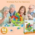 PBALPADL Dinosaur Balance Stacking Games by Lktvy. 64PCS Educational ...