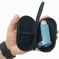 AGOZ Asthma Inhaler Case Zippered Pouch Protective Medical Holder Cover ...