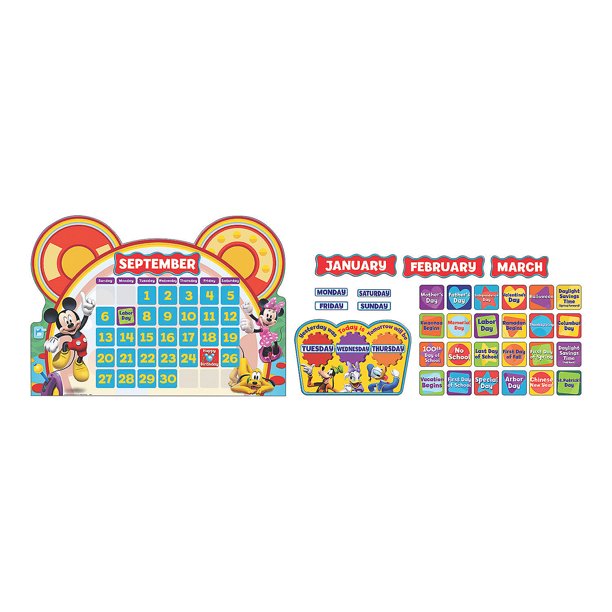 Mickey Mouse Clubhouse Calendar - Educational - 110 Pieces - Walmart.com