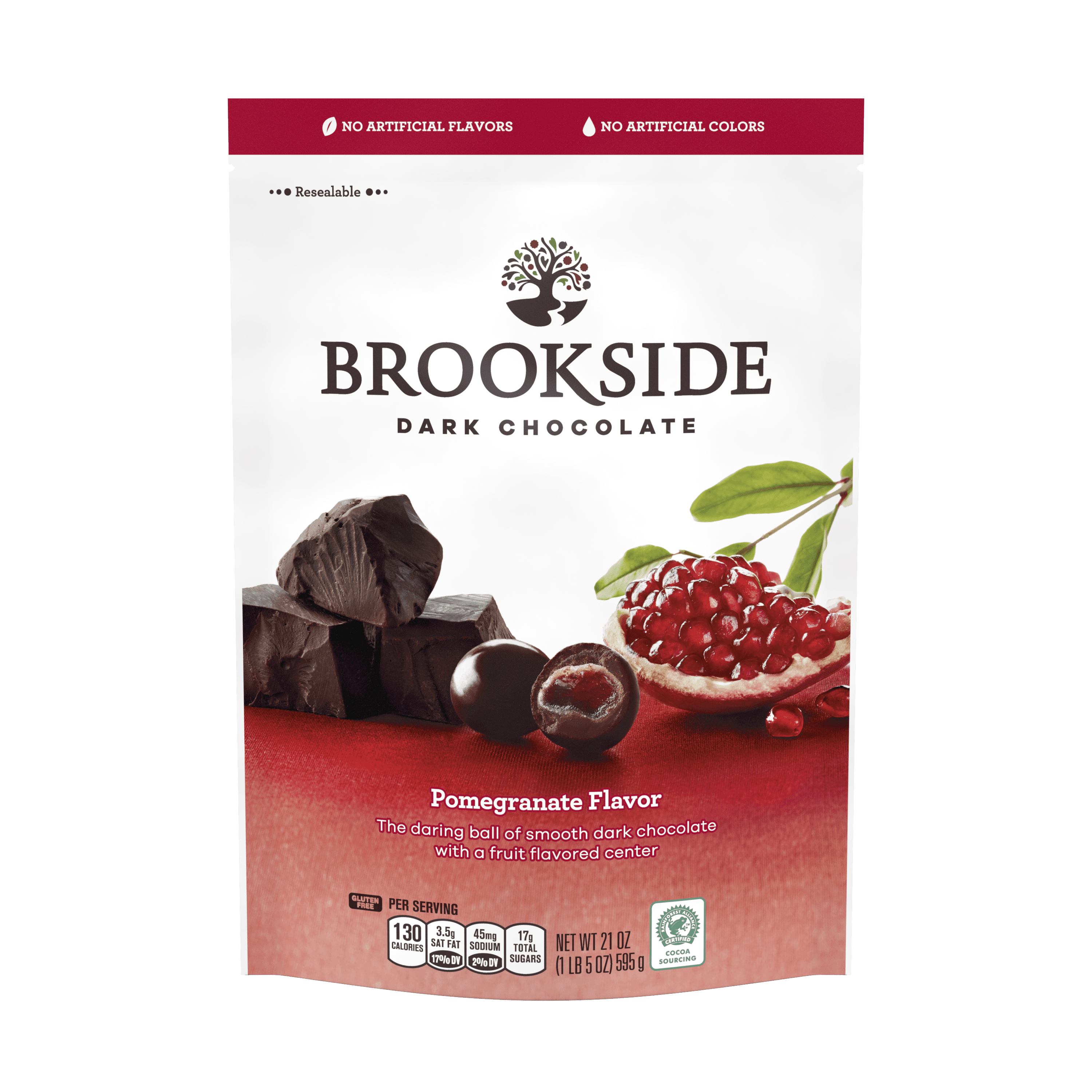 Brookside, Pomegranate Flavor Dark Chocolate, 21 Oz. - Walmart.com ...