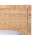 bali & pari Kalimantan Natural Rattan Bed Coastal Boho Style Queen ...