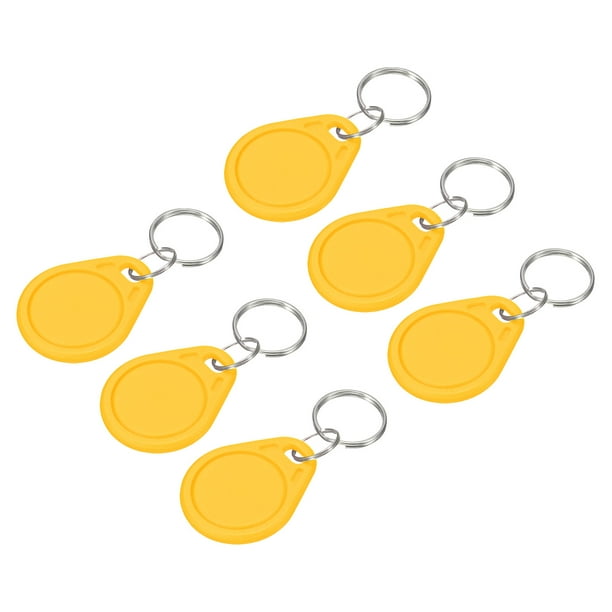 Uxcell 13.56MHz Read Only RFID Proximity IC Key Fobs Smart Token Tag ...