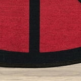 Well Woven Miraculous Ladybug Miraculous Ladybug Symbol Red 6'7" Round ...