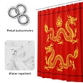 Chinese Spring Festival Shower Curtain Set, Waterproof Shower Curtains ...
