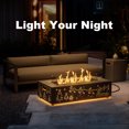 Evita 42" Propane Fire Pits for Outdoor 50,000 BTU Gas Fire Pit Table ...