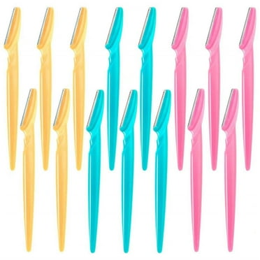 Nylea 12 Pack Eyebrow Razor, Eco-Friendly Biodegradable Trimmer ...