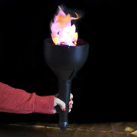 Flame Light Burning Torch 4-in-1, Battery Operated, Fake Fire ...