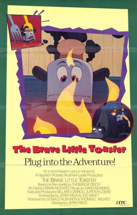 Brave Little Toaster POSTER 27x40 1988 Walmart brave-little-toaster-poster-27x40-1988-walmart