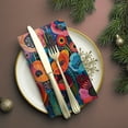 Bahomeck Cloth Napkins Set Of 4,18*18 Inch Washable Polyester Napkins ...