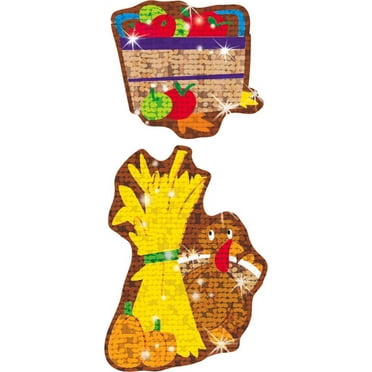 Shimmering Hearts Sparkle Stickers - Walmart.com