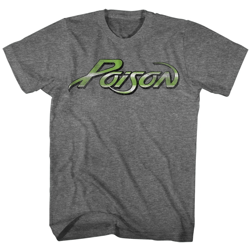 Poison Logo Heather Adult T-Shirt - Walmart.com
