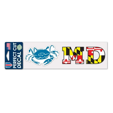 WinCraft Destination Maryland State/Maryland Perfect Cut Decals 3" x 10 ...
