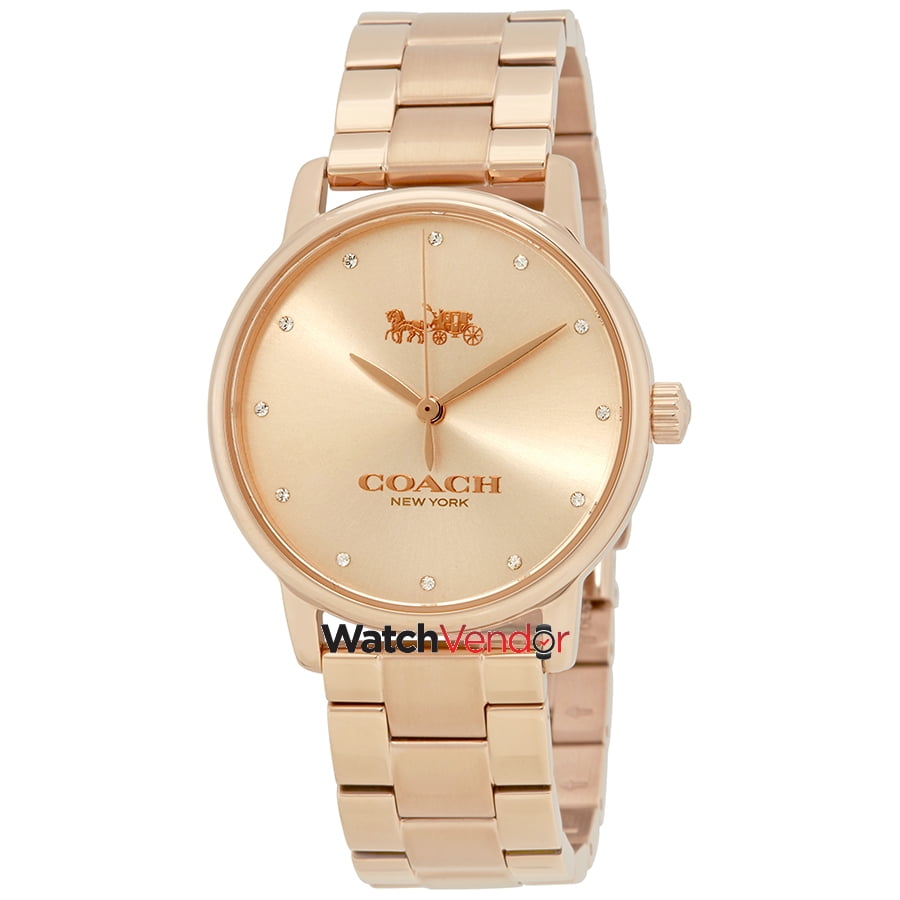 Sale > coach rose gold watch > in stock