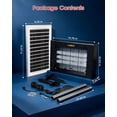 Outdoor Solar Bug Zapper - Powerful Mosquito Killer, Patio/Garden,20w ...