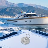 50mm Round Flush Ring Handle Pull Cupboard Floor Door Basement Loft ...