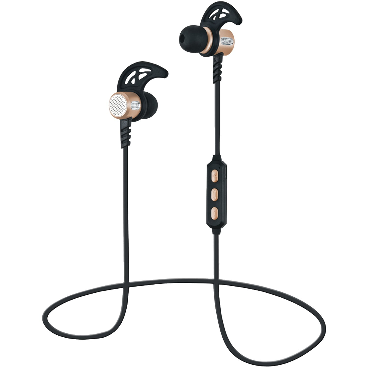 Supersonic Bluetooth Sports In-Ear Headphones, Gold, IQ-132BT-G ...