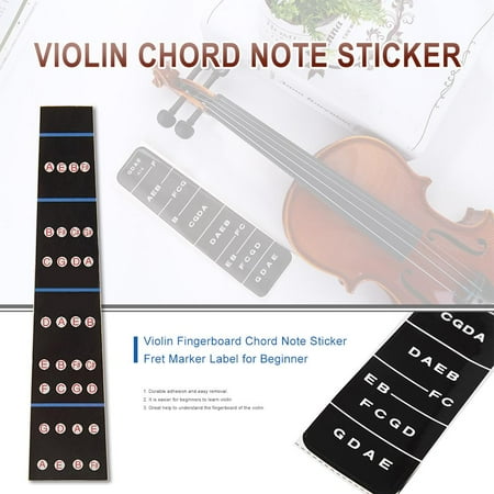 Mymisisa Violin Beginner Learning Tools Fiddle Fingerboard Chord Note ...
