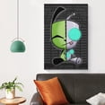 Anime Invader Zim Print Poster (1) Gifts Canvas Painting Poster Wall ...