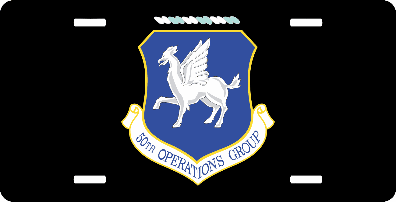 U.S. Air Force 50th Operations Group License Plate - Walmart.com