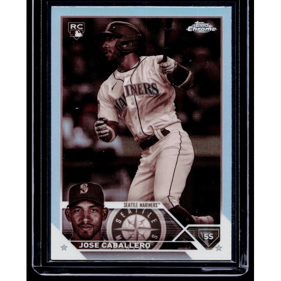 2023 Topps Chrome Update Jose Caballero #USC40 Sepia RC - Walmart.com