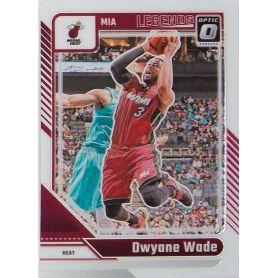 2024-25 DONRUSS OPTIC BASE LEGENDS #231 DWYANE WADE LEGEND MIAMI HEAT ...