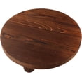 Walnut Wood Pedestal Stand,Decorative Wood Riser Round Vintage Display ...