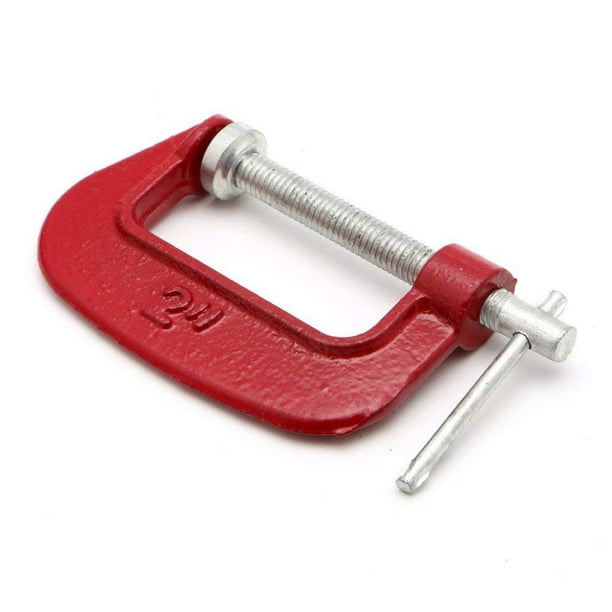 Wideskall 2" x 1" inch Heavy Duty Malleable C Clamp Pack of 1 - Walmart.com