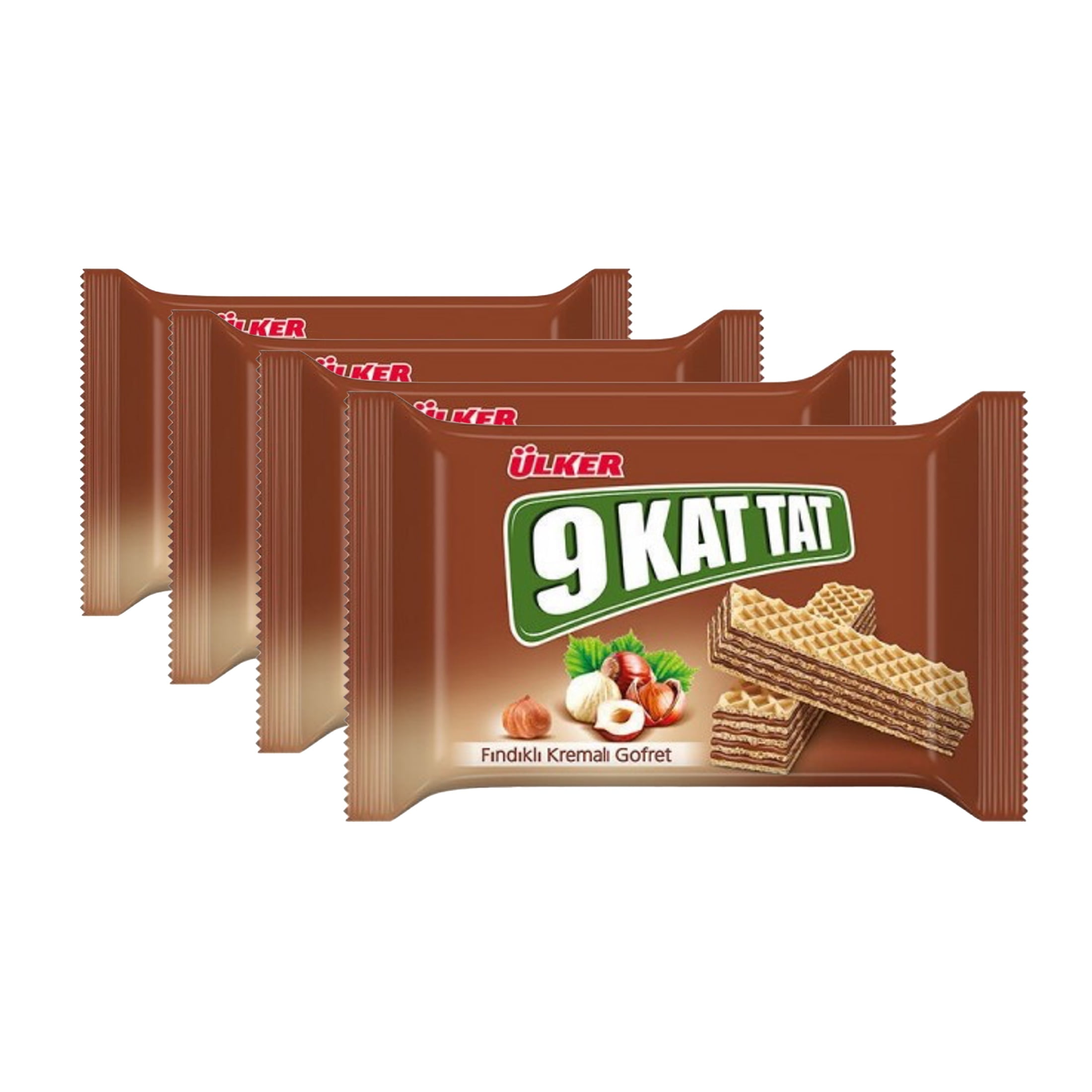 Ulker 4-Piece 9 Kat Tat Wafer with Hazelnut, 39 gr - Walmart.com
