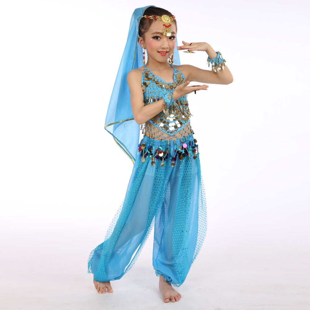 Handmade Children Girl Belly Dance Kids Belly Dancing Egypt Dance Cloth ...