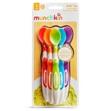 Munchkin Soft-Tip Infant Plastic colored spoons, 6 Pack - Walmart.com