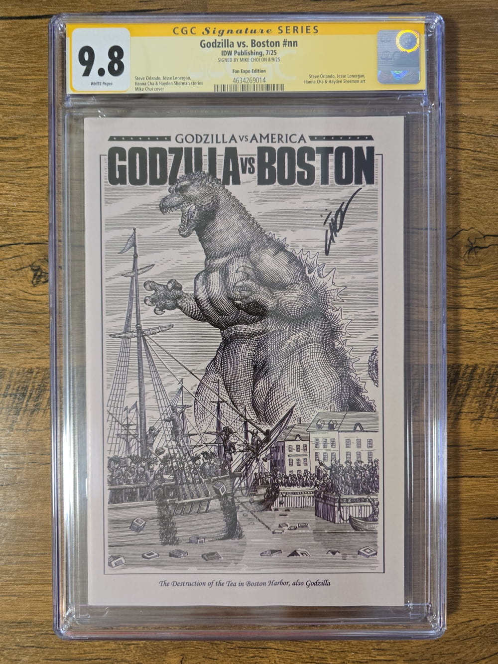 Godzilla vs. Boston #nn - CGC 9.8 Comic Book - Walmart.com