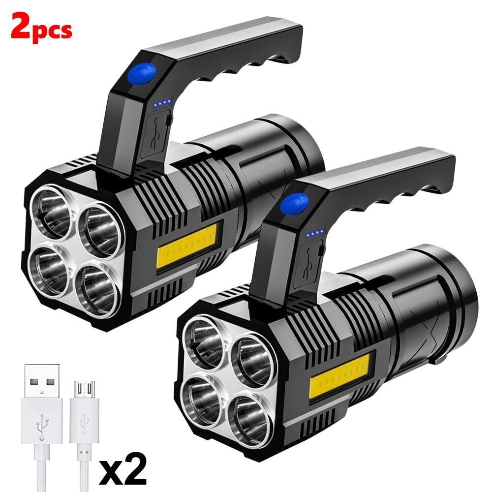 LITOM Rechargeable LED Searchlight Portable Super Bright Handheld ...