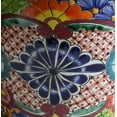 Small-Sized Ayumba Mexican Colors Talavera Ceramic Garden Pot - Walmart.com