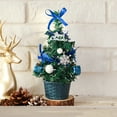 Cheer US Tabletop Mini Christmas Tree Prelit Artificial Christmas Trees ...