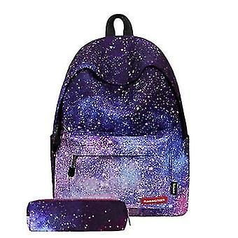 School Backpack Galaxy Star Universe Space Backpack for Kids Teens ...