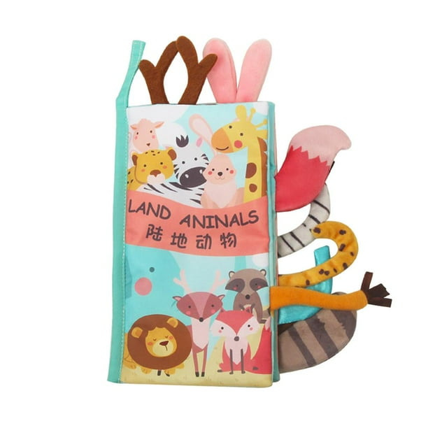 Cloth Books, Touch and Feel Crinkle , Baby Girl animals - Walmart.ca